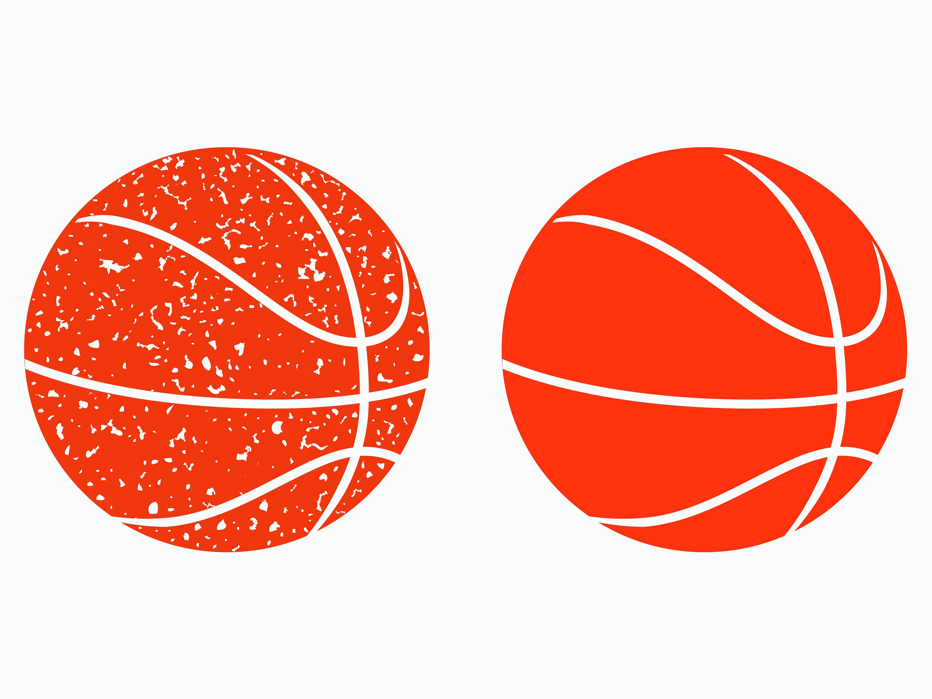 Distressed Basketball SVG / Grunge Basketball Svg / Commercial - Etsy