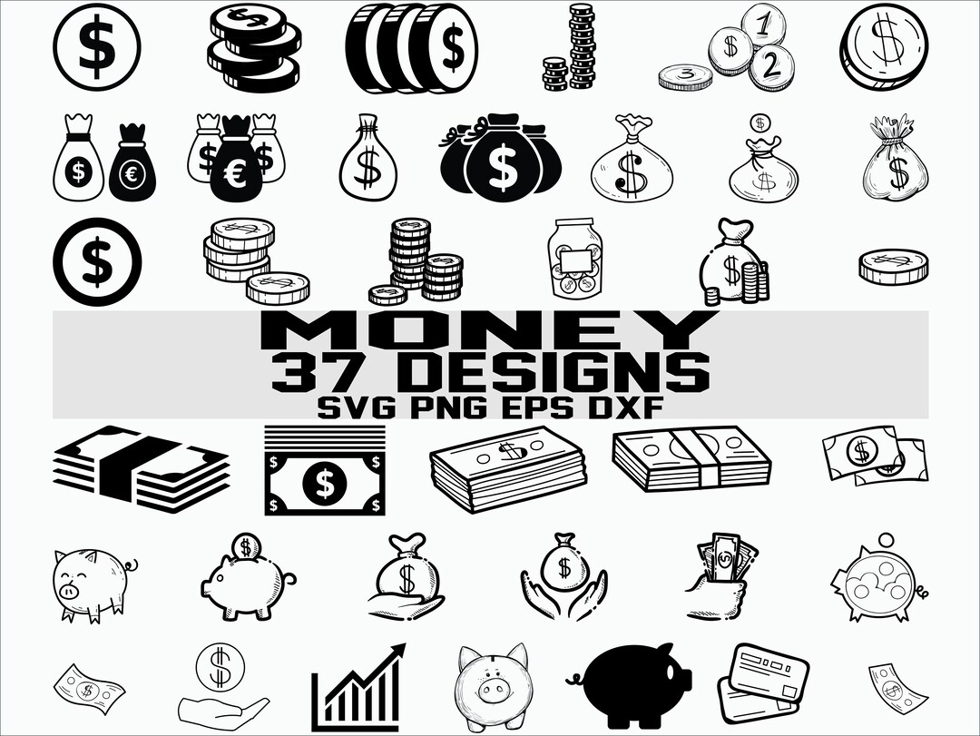Money Svg / Money Icon Svg / Coin Svg / Dollar Svg / Dollar Sign Svg ...