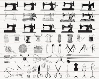 Sewing Cut File Design Sew Svg Sewing Dxf Silhouette Svg File for ...