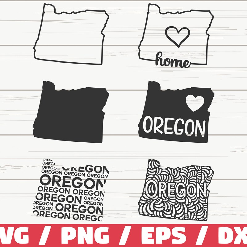 Oregon Outline - Etsy