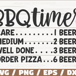 BBQ Timer SVG / Cut File / Cricut / Commercial Use / Instant - Etsy