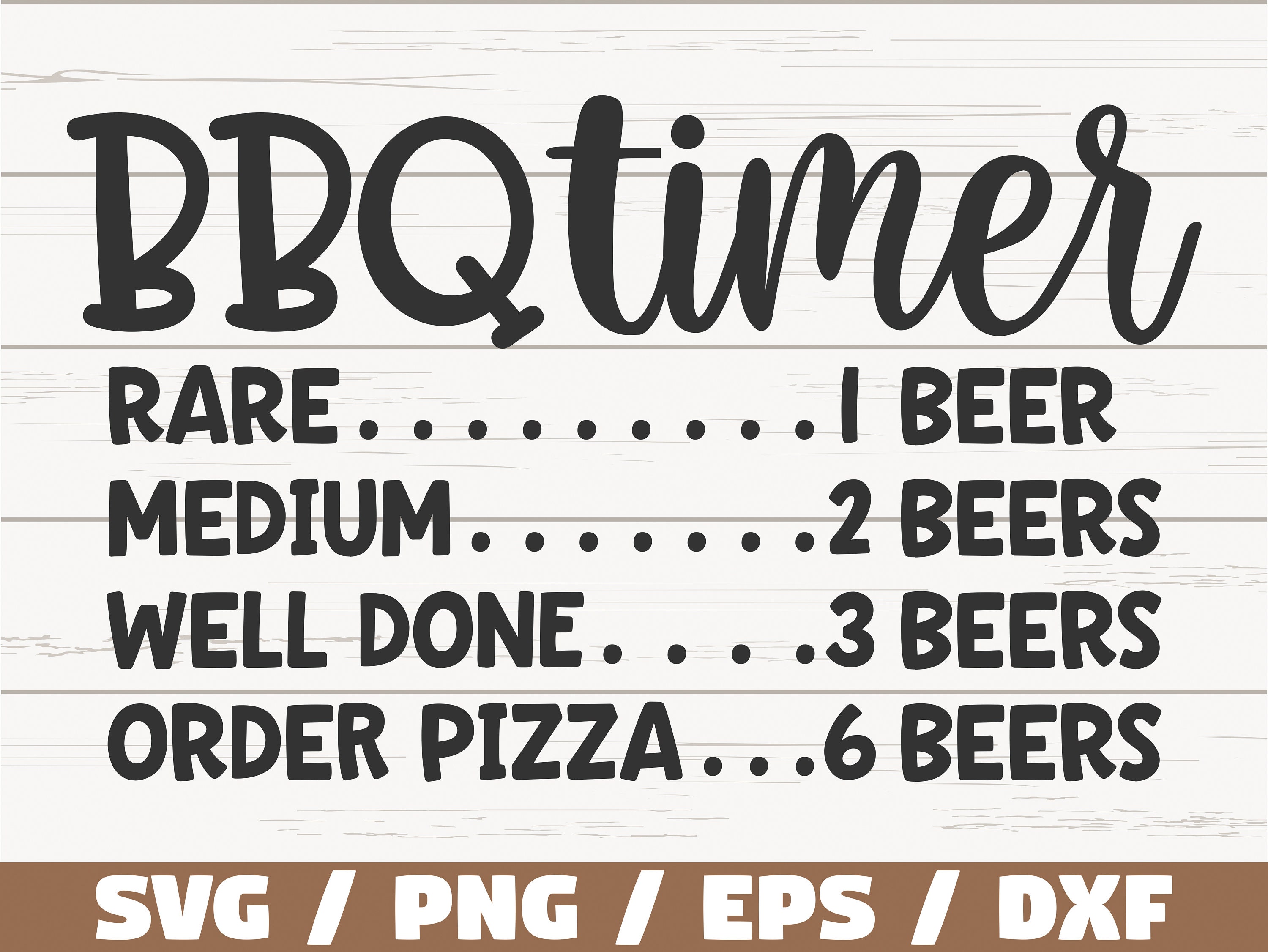 BBQ Timer SVG / Cut File / Cricut / Commercial use / Instant | Etsy