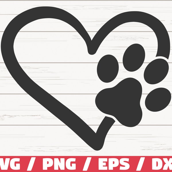 Dog Love Svg - Etsy