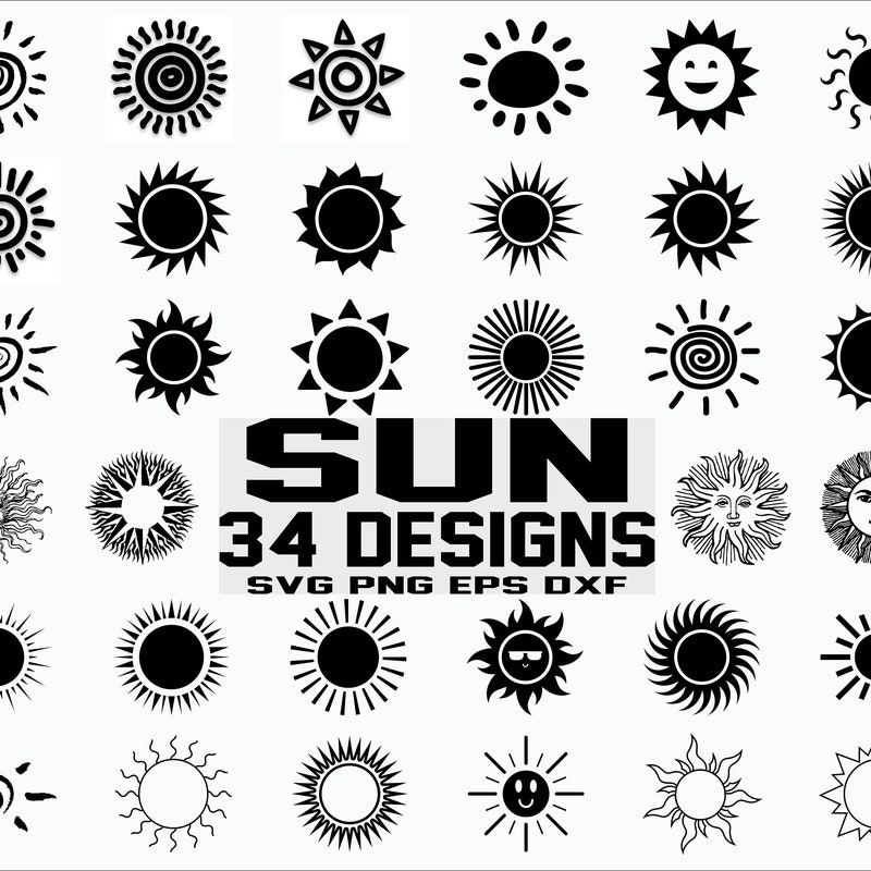 Sun Svg - Etsy