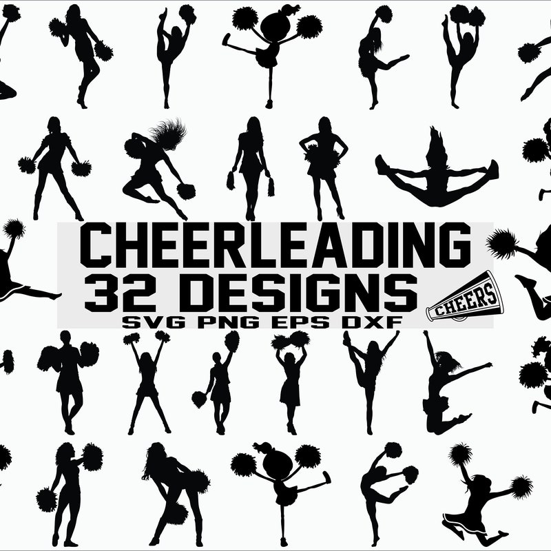Cheerleading Svg - Etsy