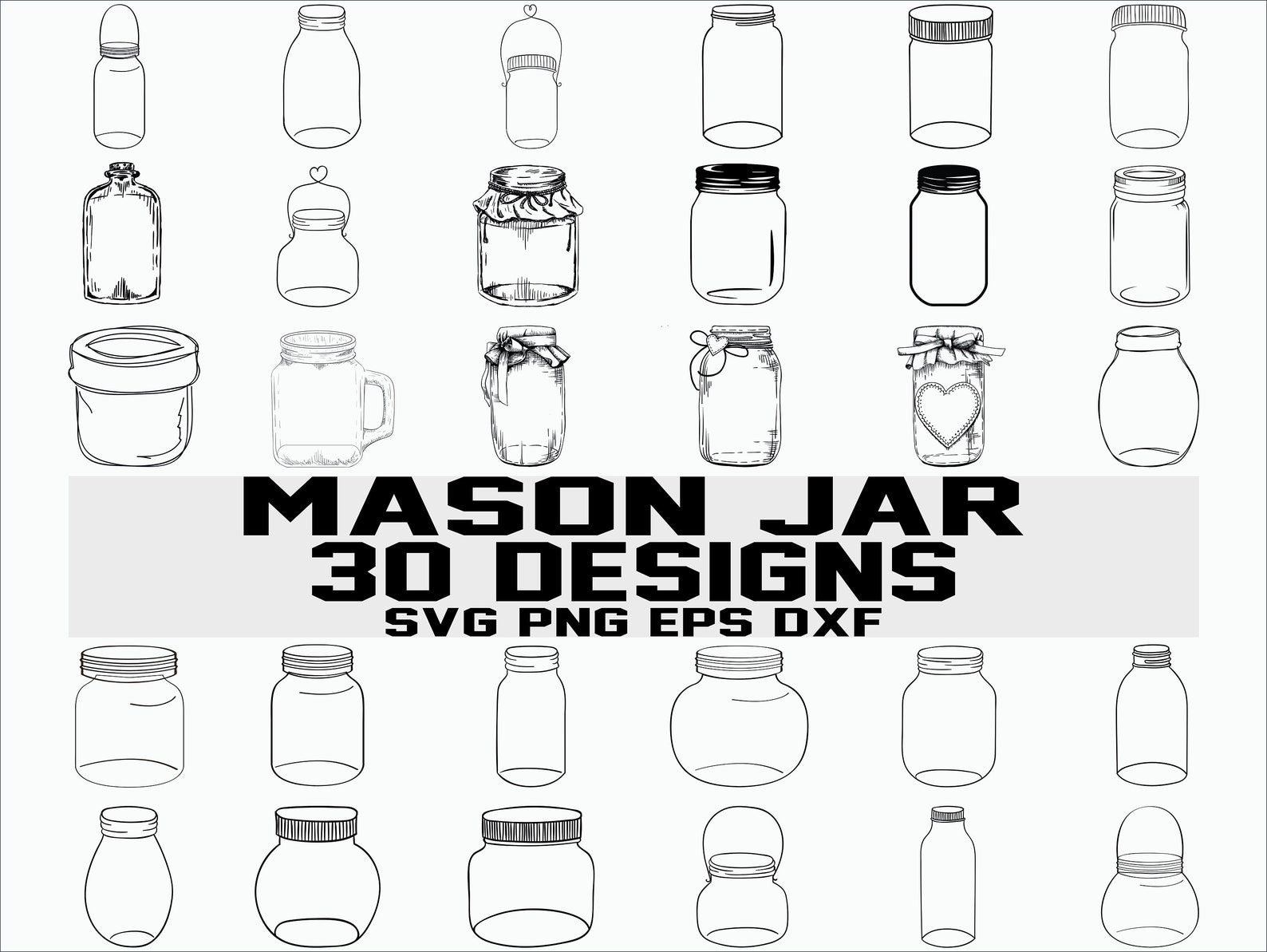 Mason Jar Svg/ Bottle Svg/ Jar Svg/ Jam Bottle Svg/ Hand - Etsy