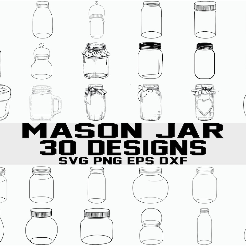Decals for Mason Jars - Etsy