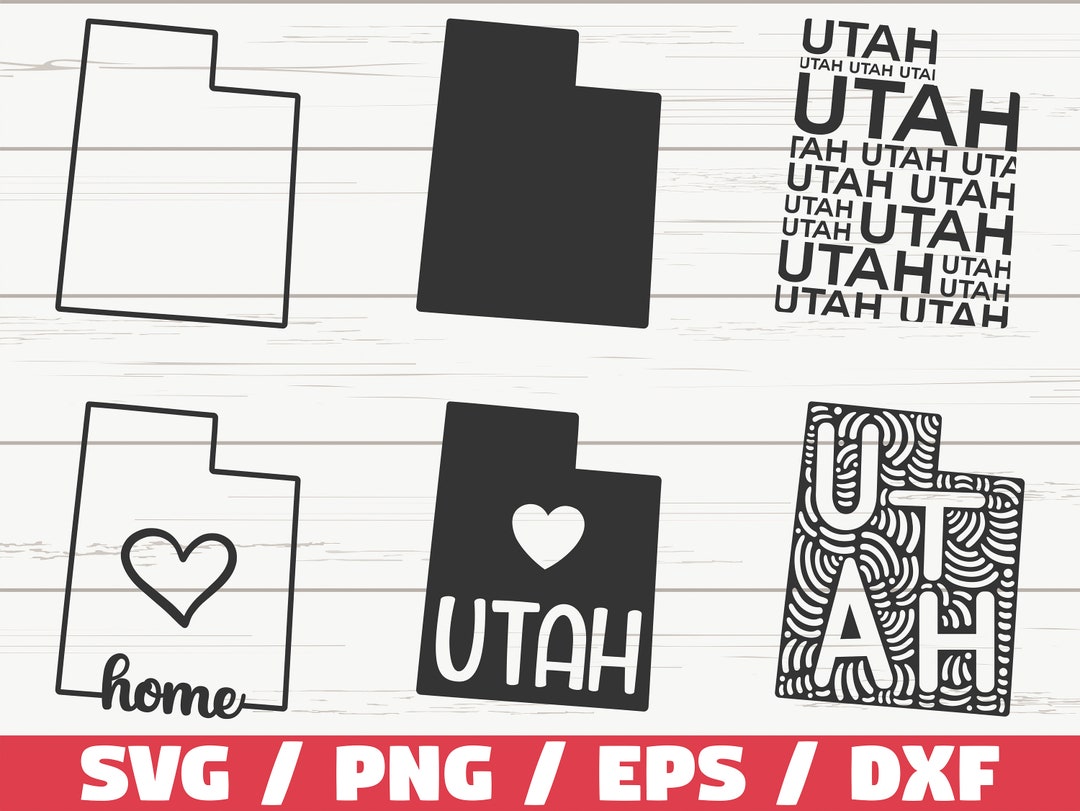 Utah State SVG / Cut File / Cricut / Clip Art / Commercial Use ...