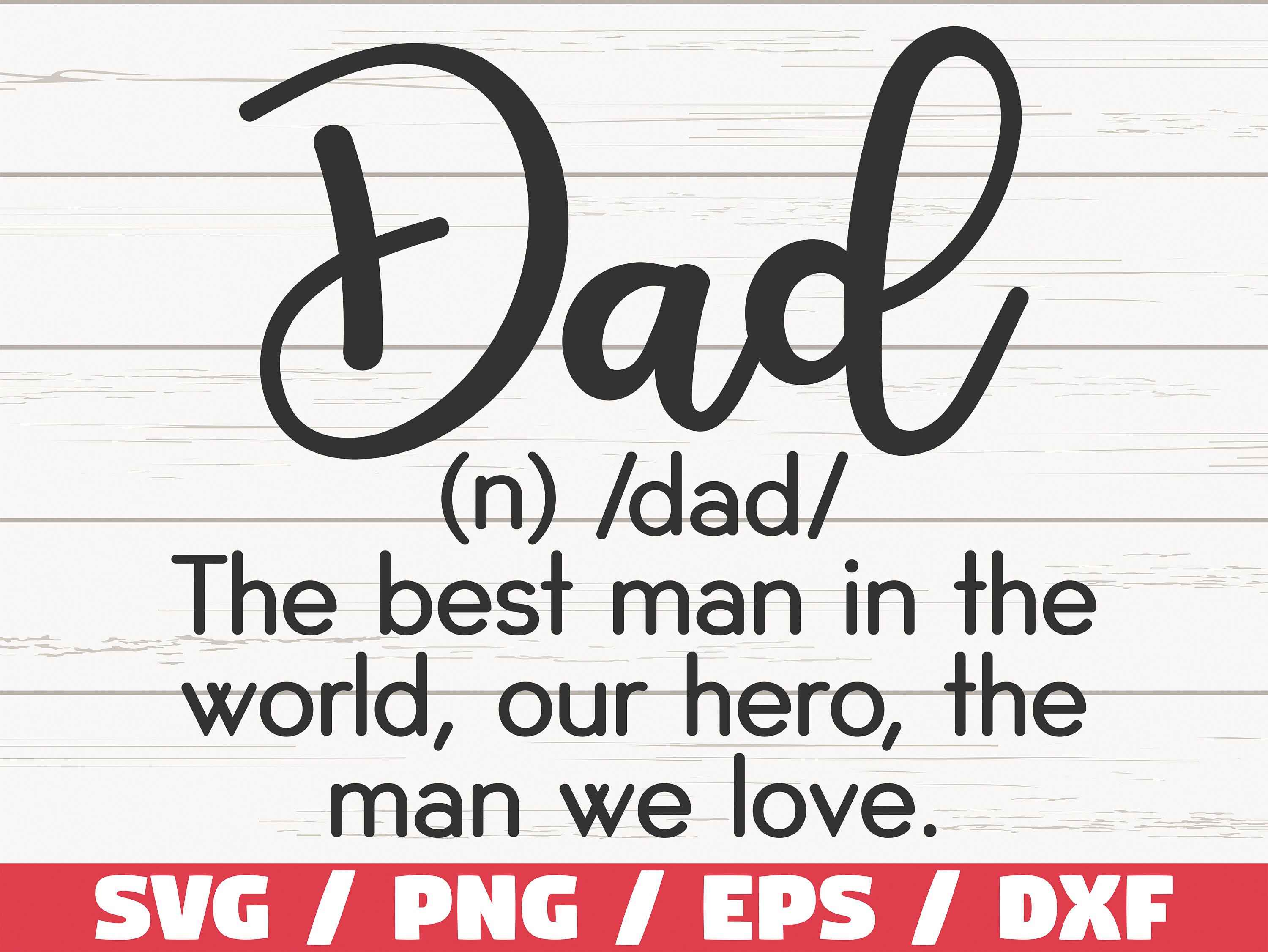 Dad Definition SVG / Cut File / Cricut / Commercial Use / - Etsy Australia