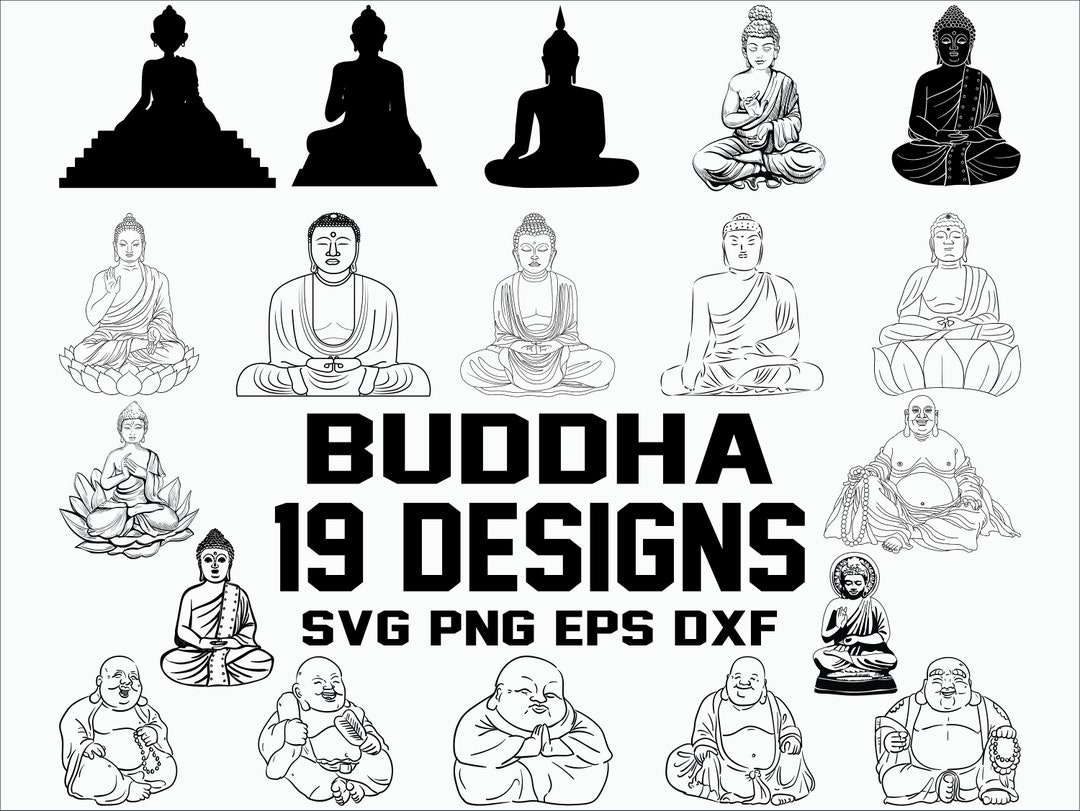 Buddha Svg / Buddhism Svg / Buddhist Svg / Religion Svg / Clipart ...