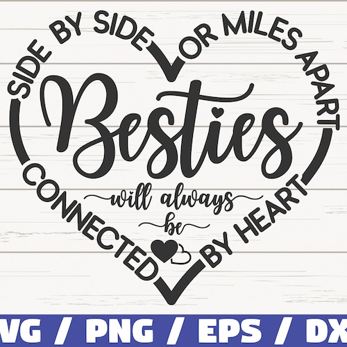 Best Friends Infinity Symbol SVG / Cut File / Cricut / - Etsy