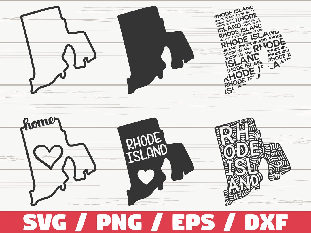 Rhode Island State SVG / Cut File / Cricut / Clip Art / Commercial Use ...