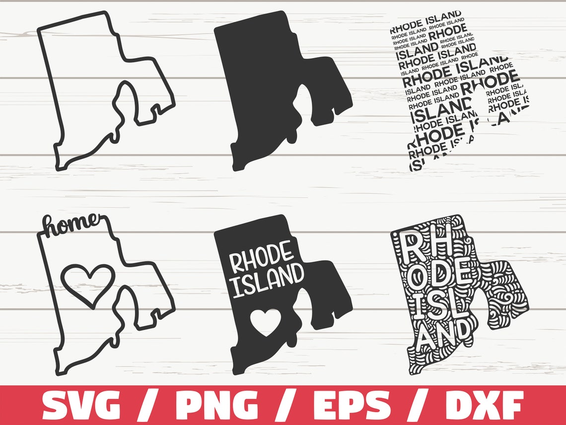 Rhode Island State SVG / Cut File / Cricut / Clip Art / - Etsy