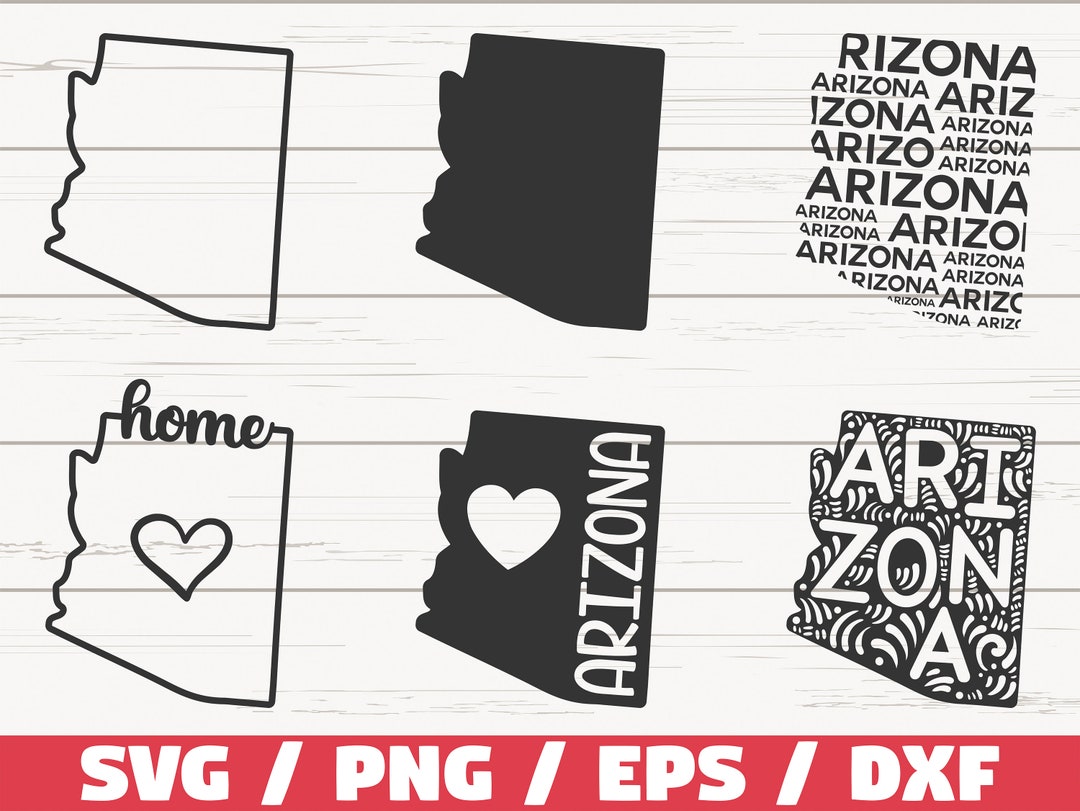 Arizona State SVG / Cut File / Cricut / Clip Art / Commercial Use ...