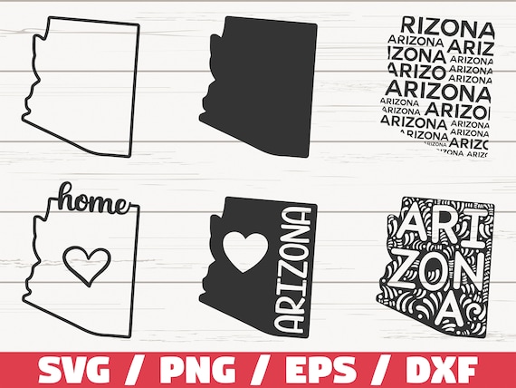 Arizona State SVG / Cut File / Cricut / Clip Art / Commercial - Etsy