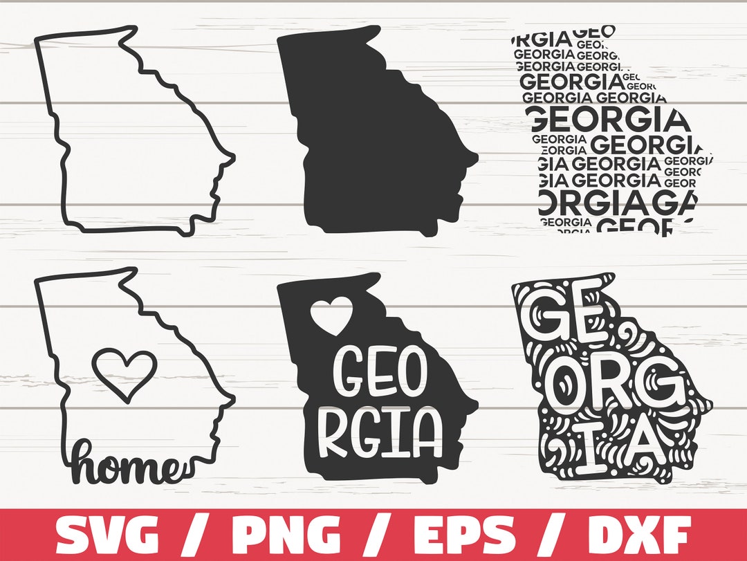 Georgia State SVG / Cut File / Cricut / Clip Art / Commercial Use ...