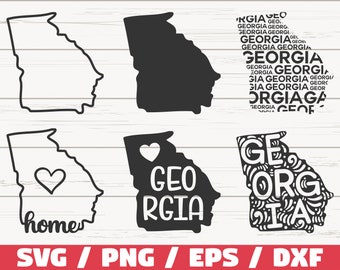 Georgia state svg Georgia Clipart SVG Cricut Files Instant Download Svg ...