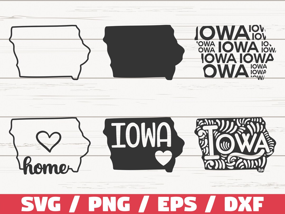 Iowa State SVG / Cut File / Cricut / Clip Art / Commercial Use ...