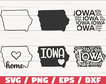 Iowa Svg - Etsy