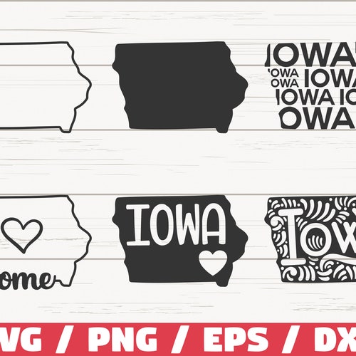 Iowa State SVG / Cut File / Cricut / Clip Art / Commercial Use - Etsy