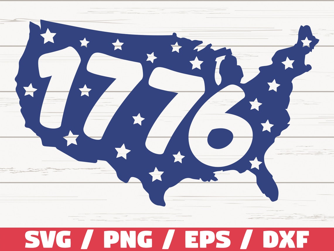 1776 SVG / Cut File / Clip art / Commercial use / Instant | Etsy