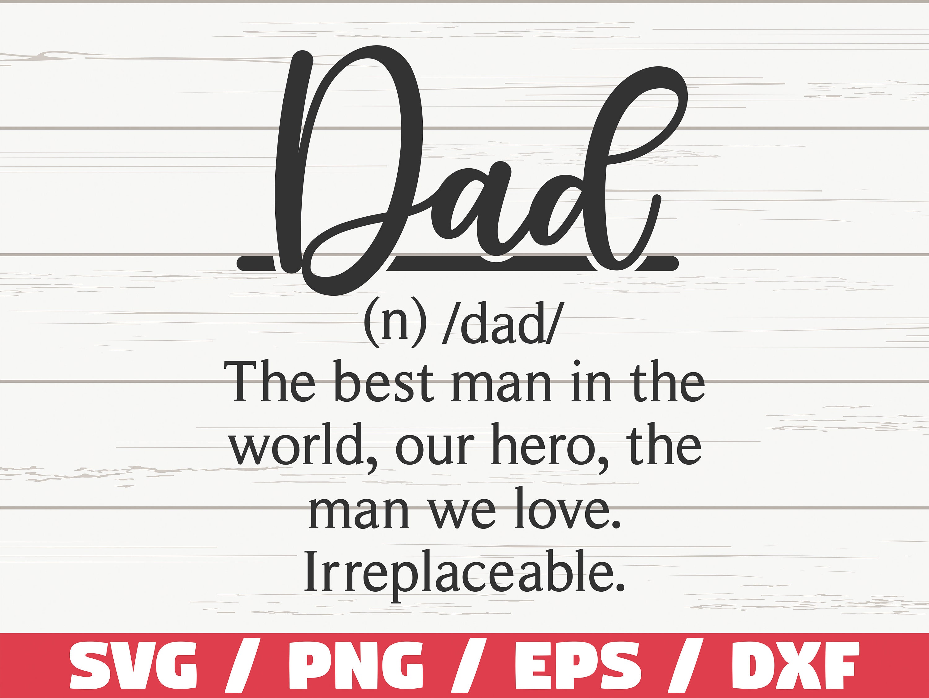 Dad Definition SVG / Cut File / Cricut / Commercial Use / - Etsy Canada
