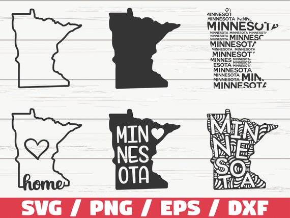 Minnesota State SVG / Cut File / Cricut / Clip Art / - Etsy