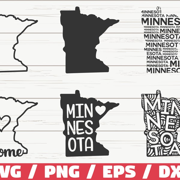 Minnesota Svg - Etsy