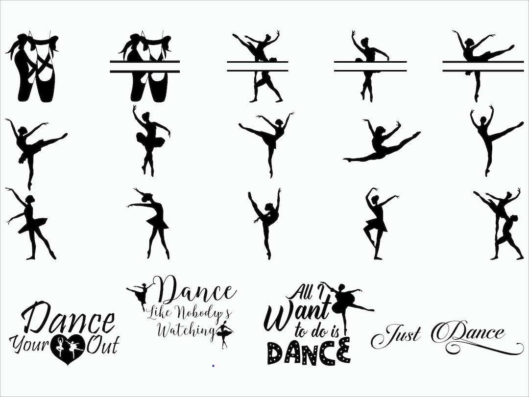 Ballet SVG / Ballerina SVG / Ballet Dancer / Ballet Silhouettes ...