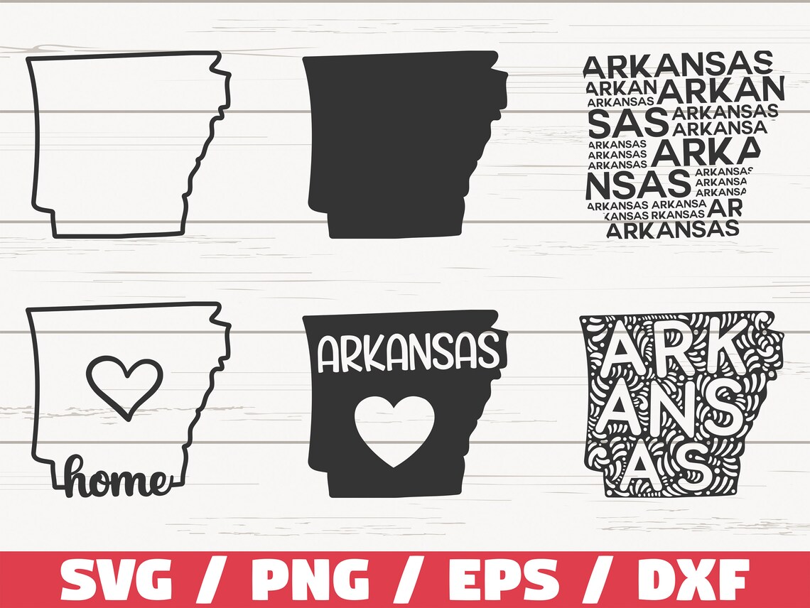 Arkansas State SVG / Cut File / Cricut / Clip Art / Commercial - Etsy