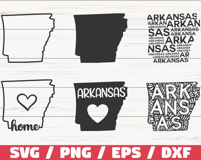 Arkansas Svg | Arkansas Heart Svg | AR Svg | Arkansas State Svg | State ...