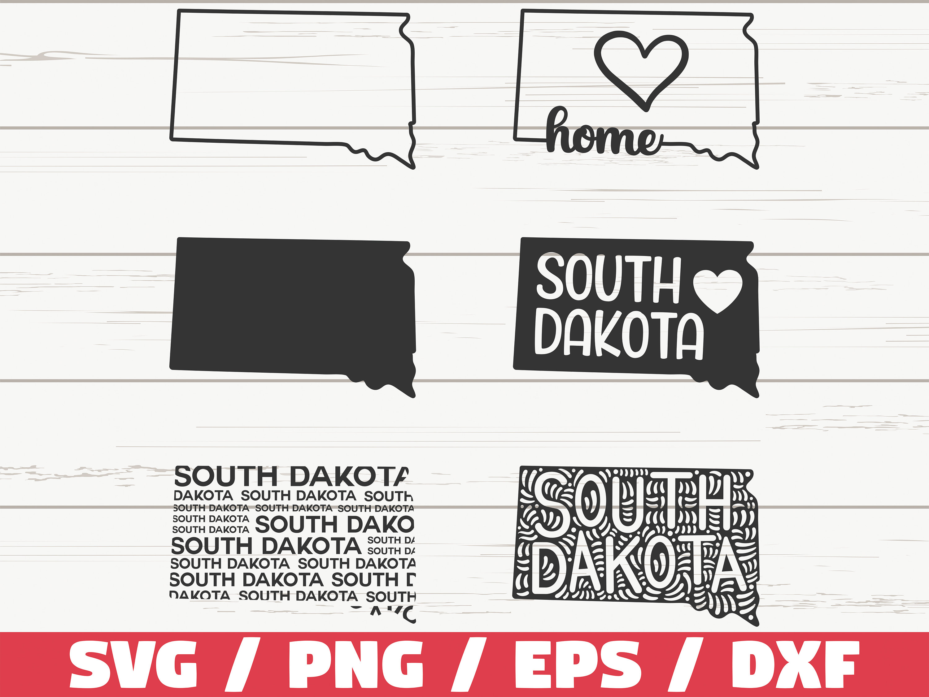South Dakota State SVG / Cut File / Cricut / Clip Art / - Etsy Singapore