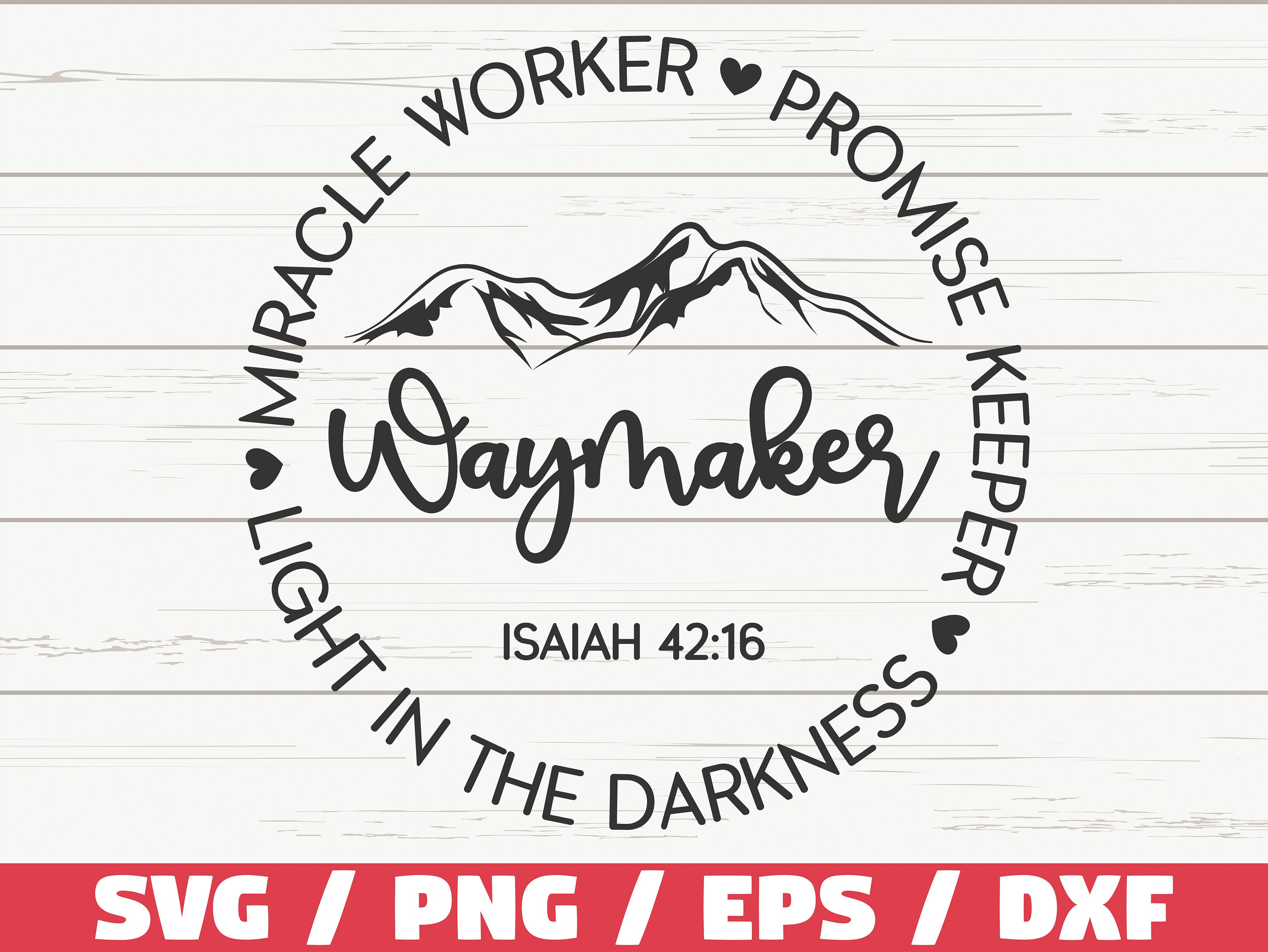 Waymaker SVG / Christian SVG / Cut File / Cricut / Scripture - Etsy UK