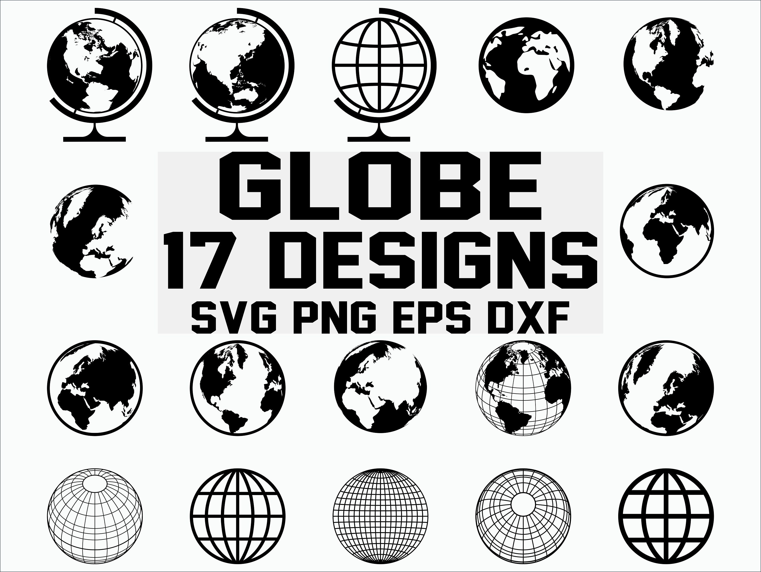 Globe SVG/ Planet Earth Svg/ Earth Svg/ Globe Clipart/ Cut Files ...