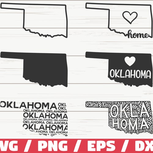 Oklahoma State SVG / Cut File / Cricut / Clip Art / Commercial - Etsy