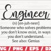 Engineer Definition SVG / Cut File / Cricut / Commercial Use ...