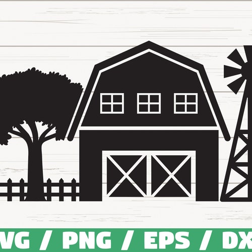 Farm SVG / Cut File / Cricut / Commercial Use / Silhouette / - Etsy