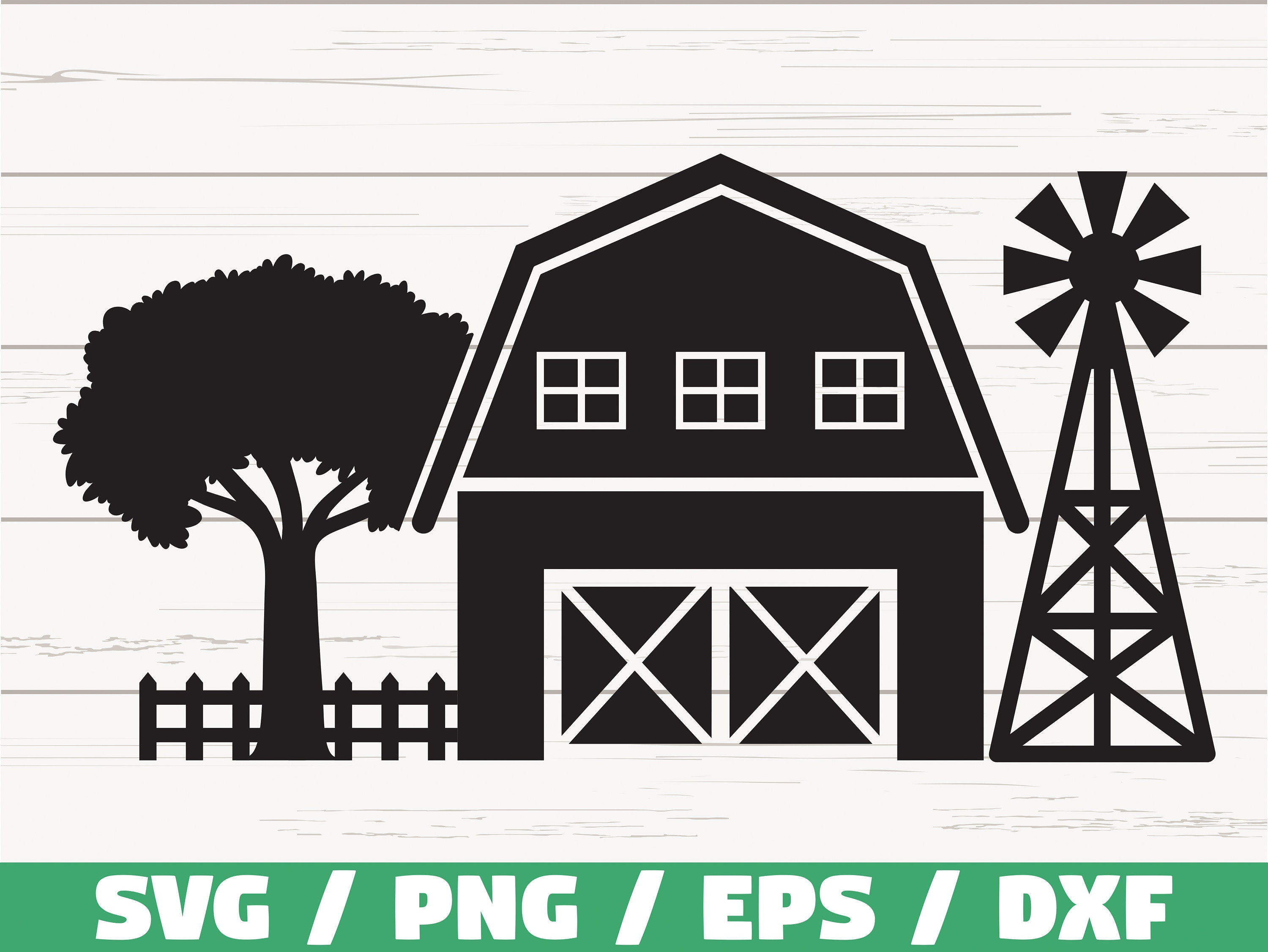 Farm SVG / Cut File / Cricut / Commercial Use / Silhouette / - Etsy
