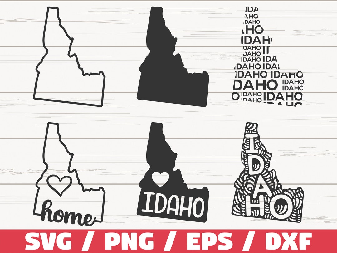 Idaho State SVG / Cut File / Cricut / Clip Art / Commercial Use ...