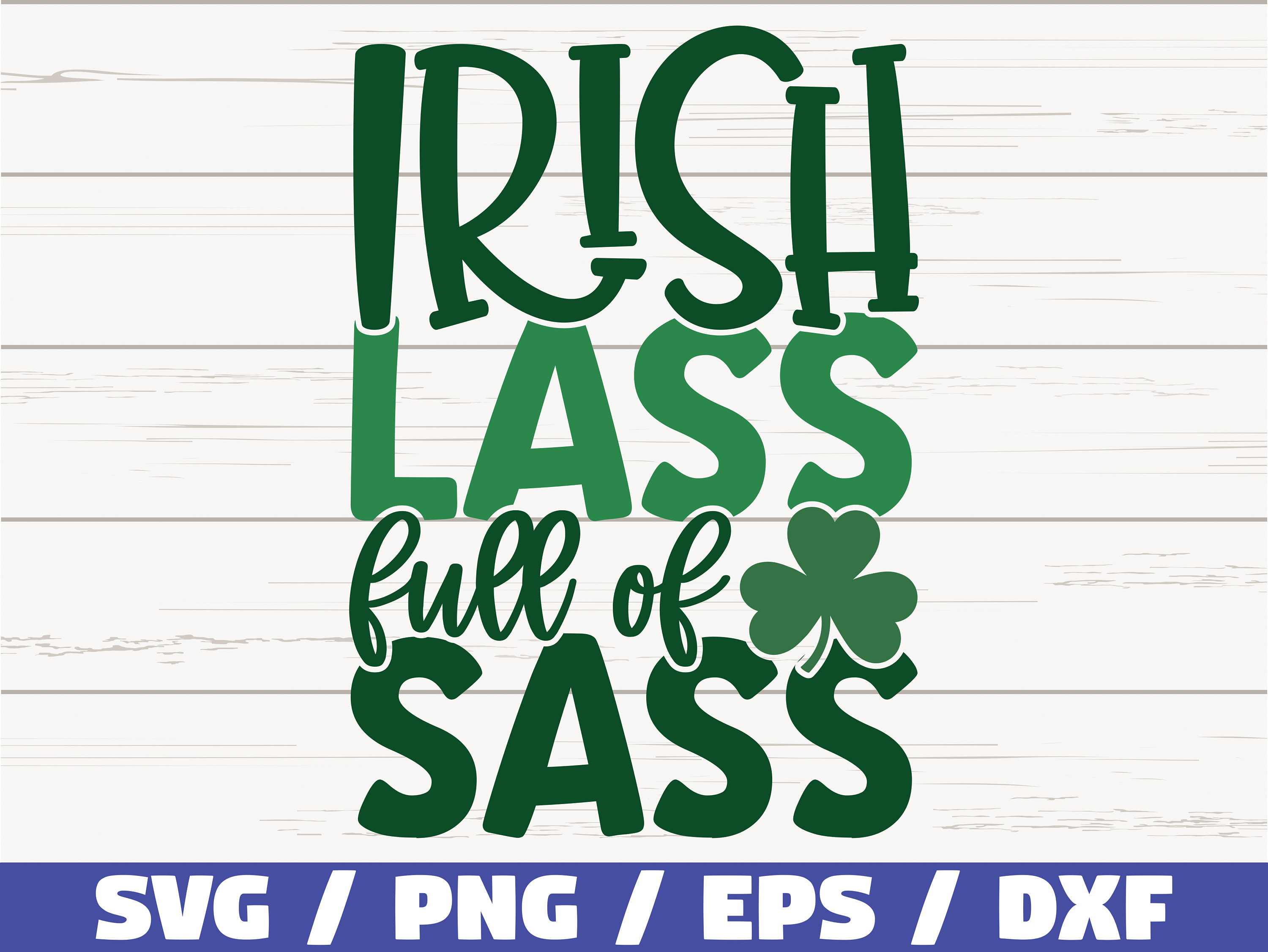 Irish Lass Full Of Sass SVG / Cut File / Cricut / Instant | Etsy