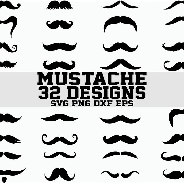 Mustache Decal - Etsy
