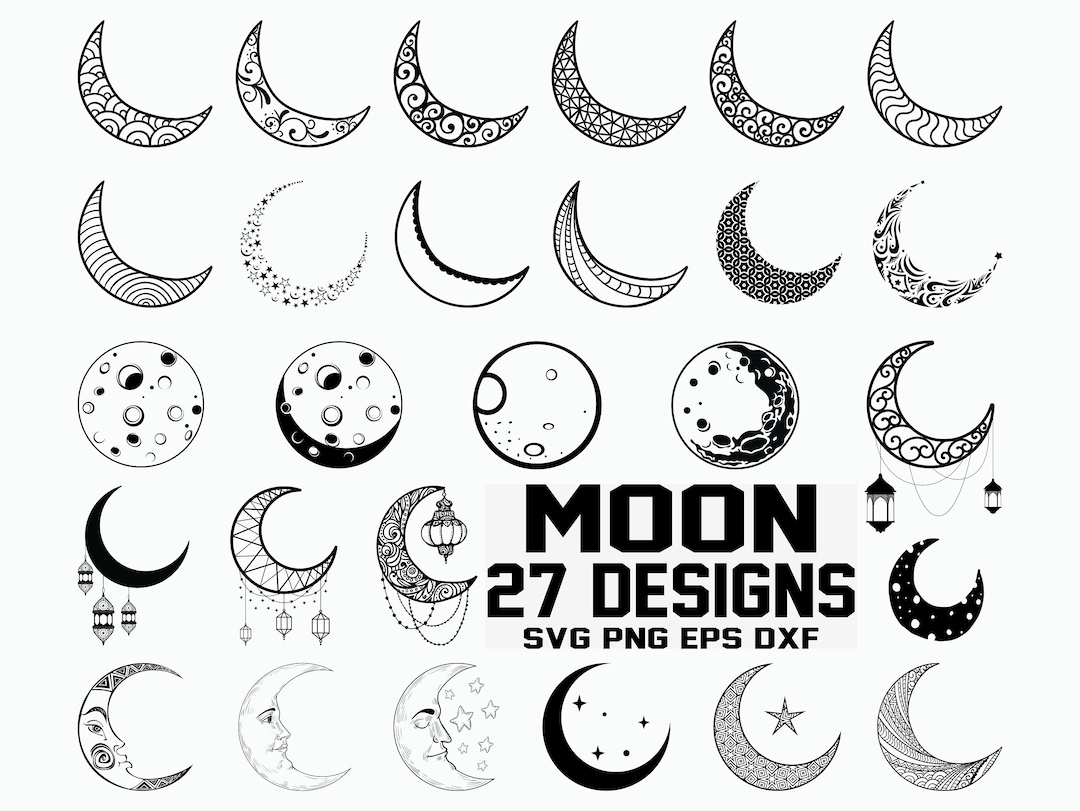 Moon SVG / Solar Eclipse Svg / Eclipse Svg / Astronomy Svg / Cut File ...