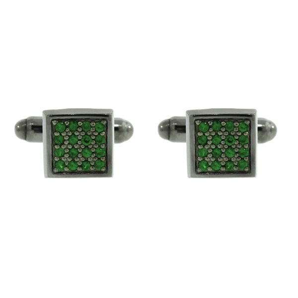 Emerald Cufflinks - Etsy