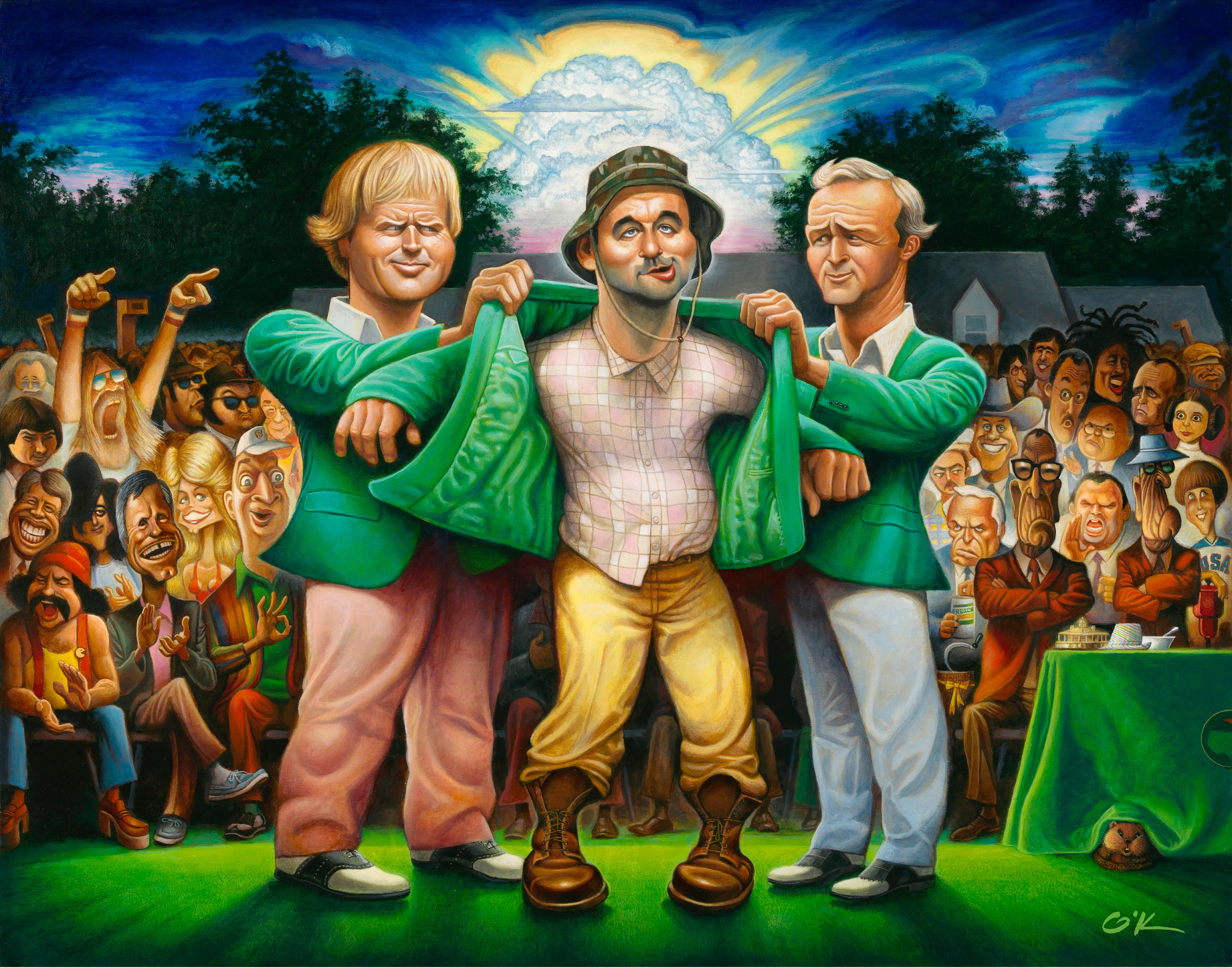 The Green Jacket. A Tribute to Carl Spackler and 1980 Offset Print - Etsy