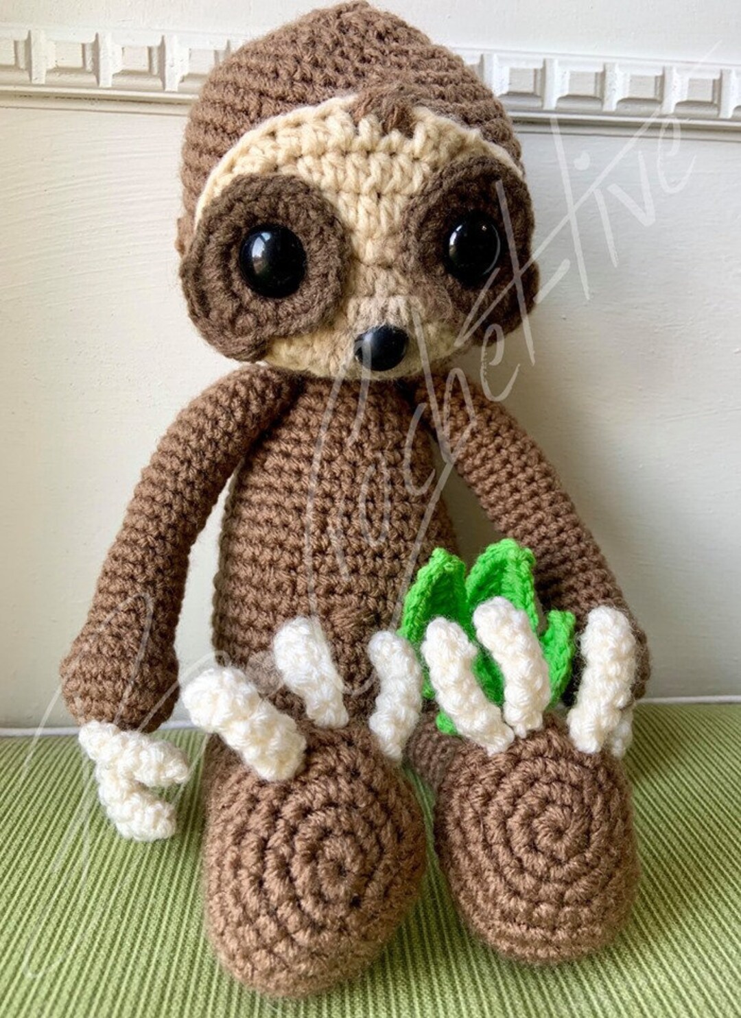 Sage the Sloth (crochet PATTERN PDF ONLY) - Etsy