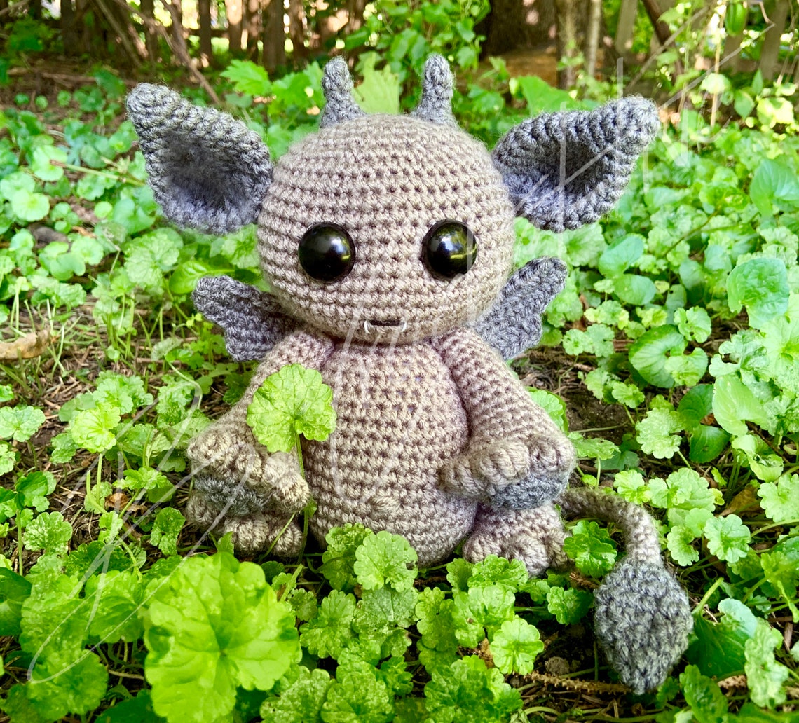 Gatsby the Gargoyle crochet PATTERN PDF ONLY - Etsy