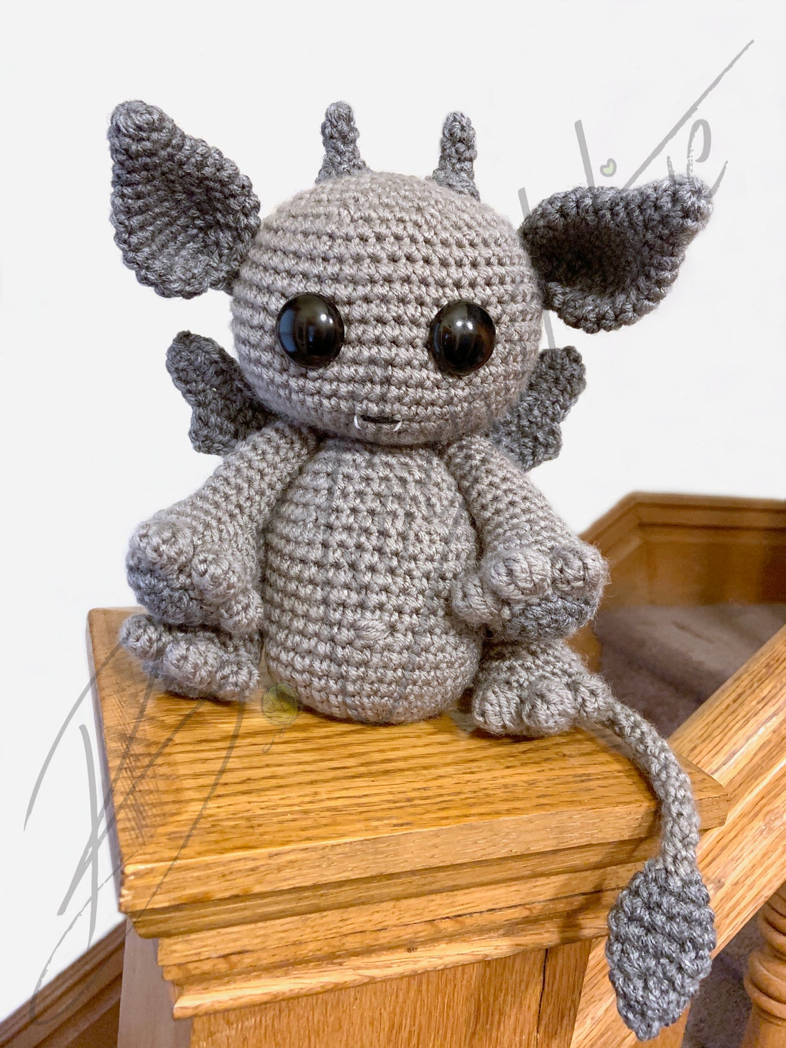 Gatsby the Gargoyle crochet PATTERN PDF ONLY - Etsy