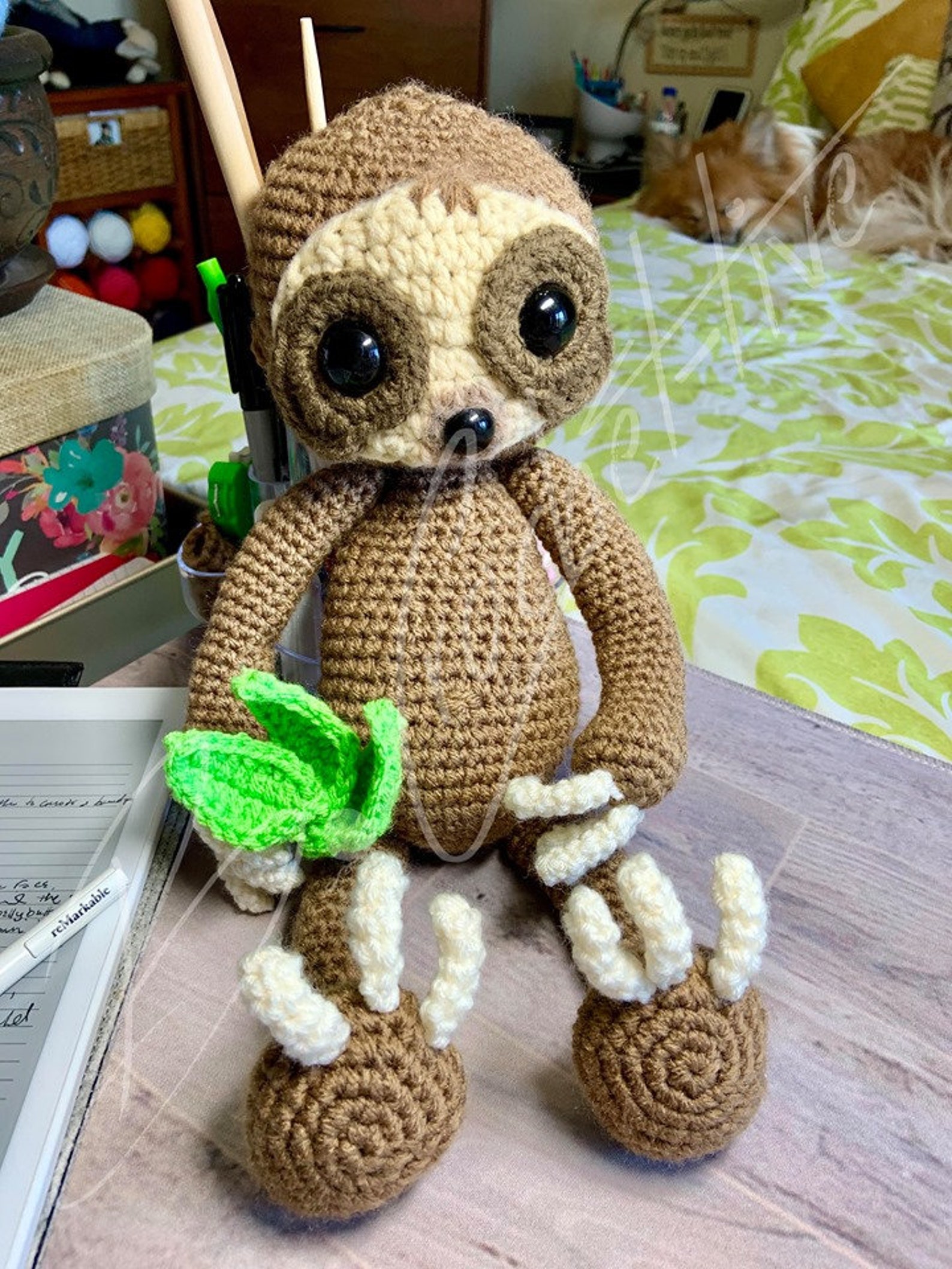 Sage the Sloth crochet PATTERN PDF ONLY | Etsy