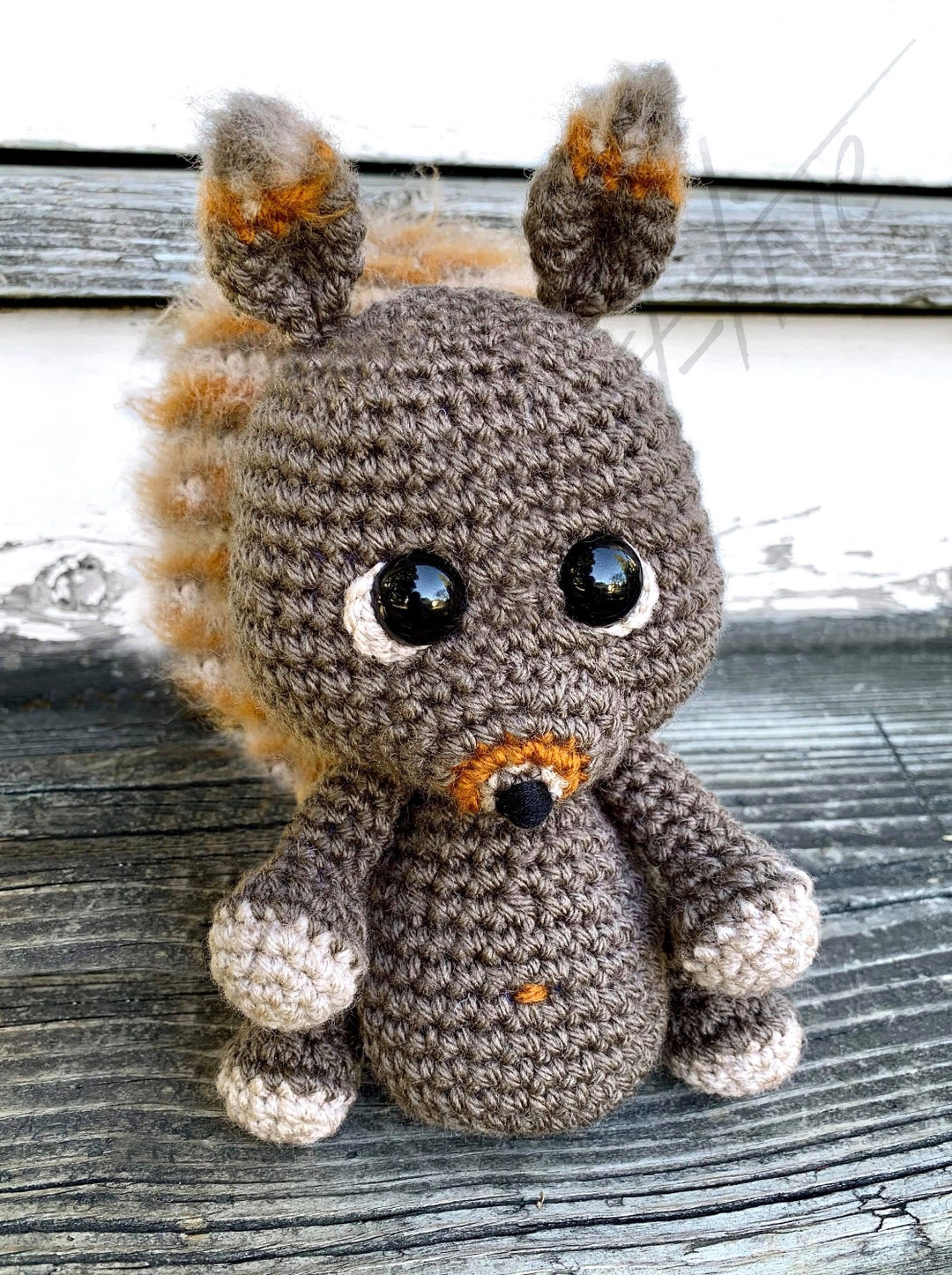 Nuts the Squirrel (crochet PATTERN PDF ONLY) - Etsy