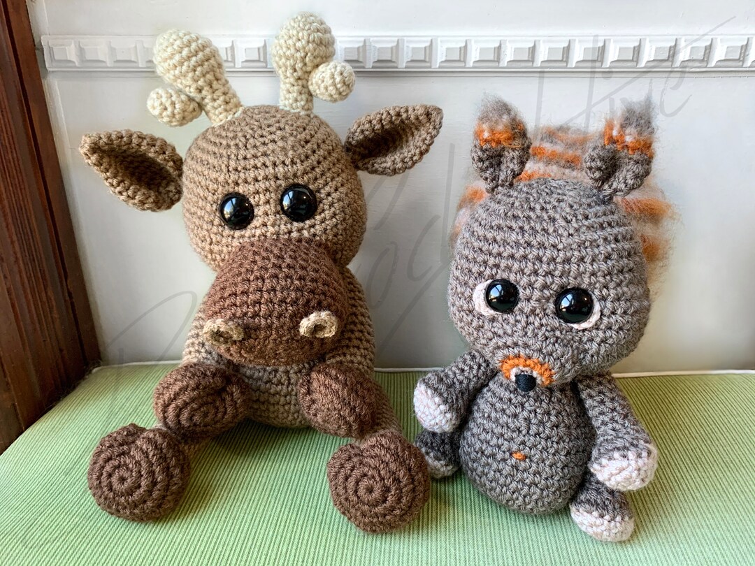 Woodland Creature Set 2 Pattern Bundle (crochet PATTERN PDF ONLY) - Etsy